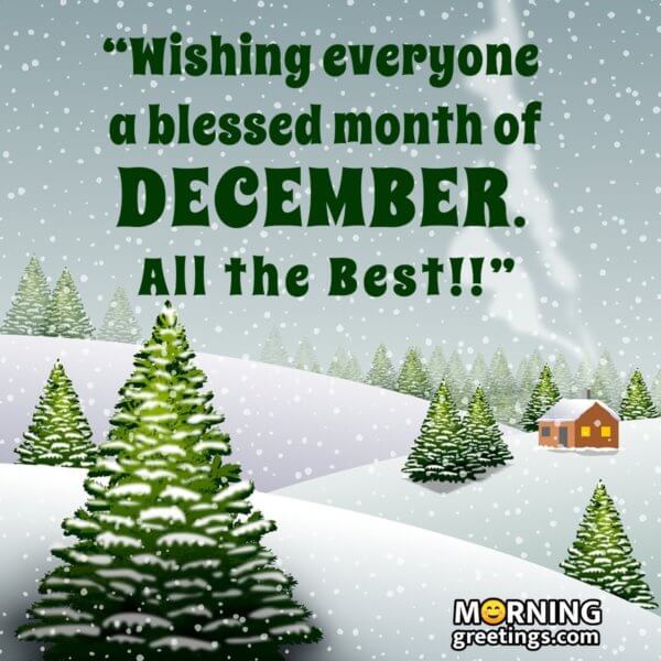 40 Happy December Morning Quotes, Wishes Images - Morning Greetings ...