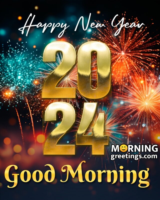 Welcoming 2024 – Happy New Year Good Morning Images - Morning Greetings