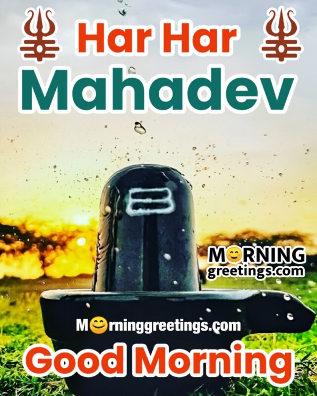 Good Morning Lord Shiva Blessings – Har Har Mahadev - Morning Greetings ...